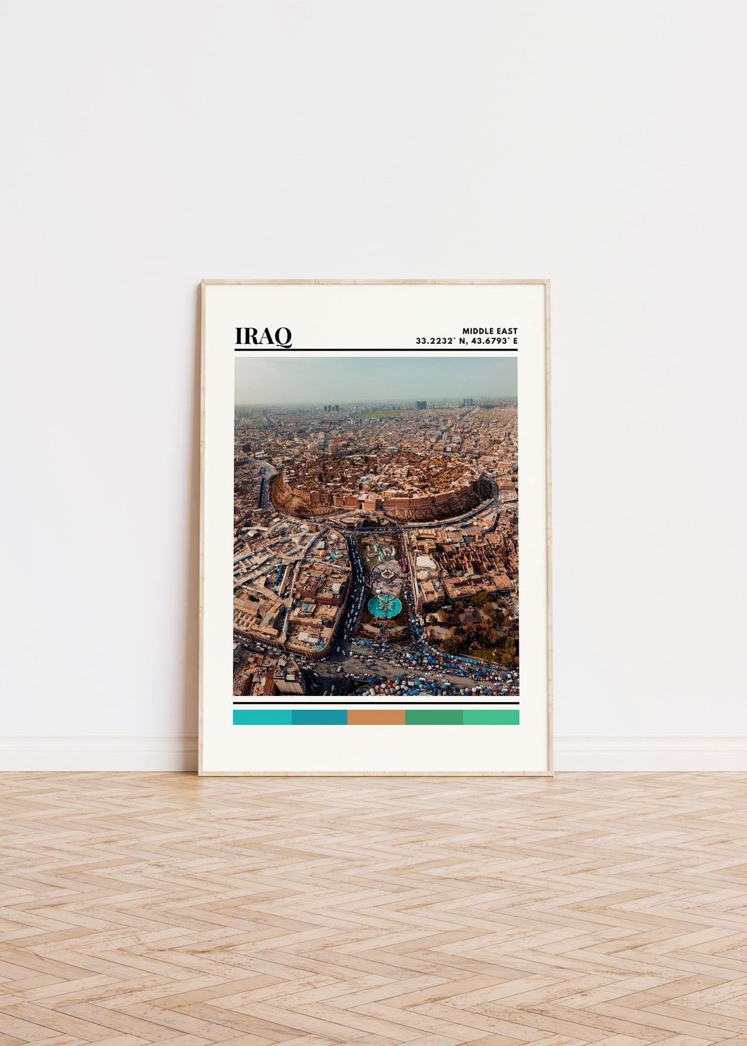 Iraq Print, Iraq Poster, Iraq Wall Art, Iraq Travel Poster, Iraq Wall ...