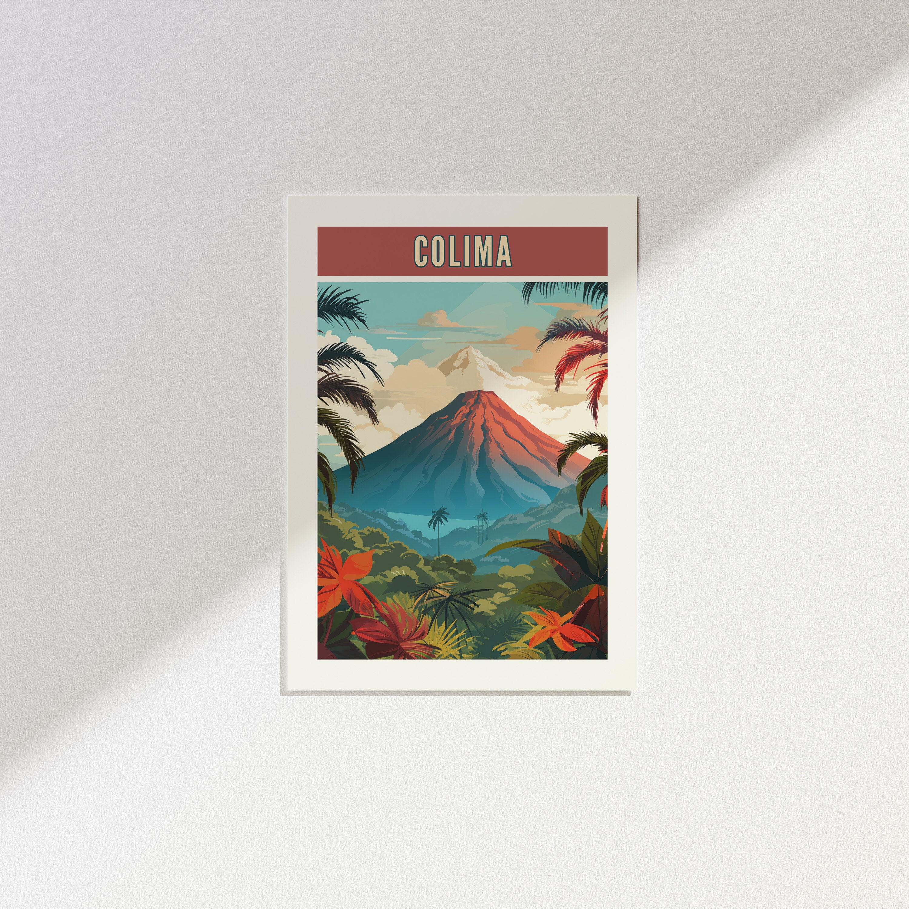 Colima Travel Poster, Colima Print, Colima Wall Art, Colima Artwork ...