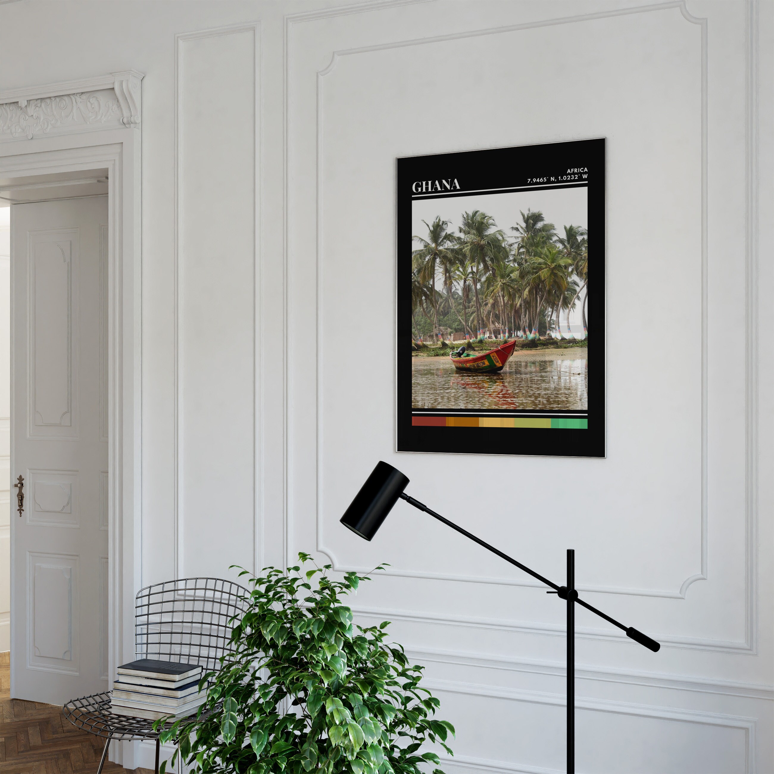 Ghana Poster, Ghana Print, Ghana Art, Ghana Travel Poster, Ghana Wall ...