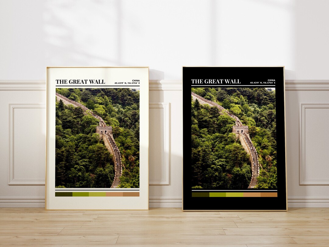 The Great Wall Poster Great Wall Print Great Wall Art Great - Etsy