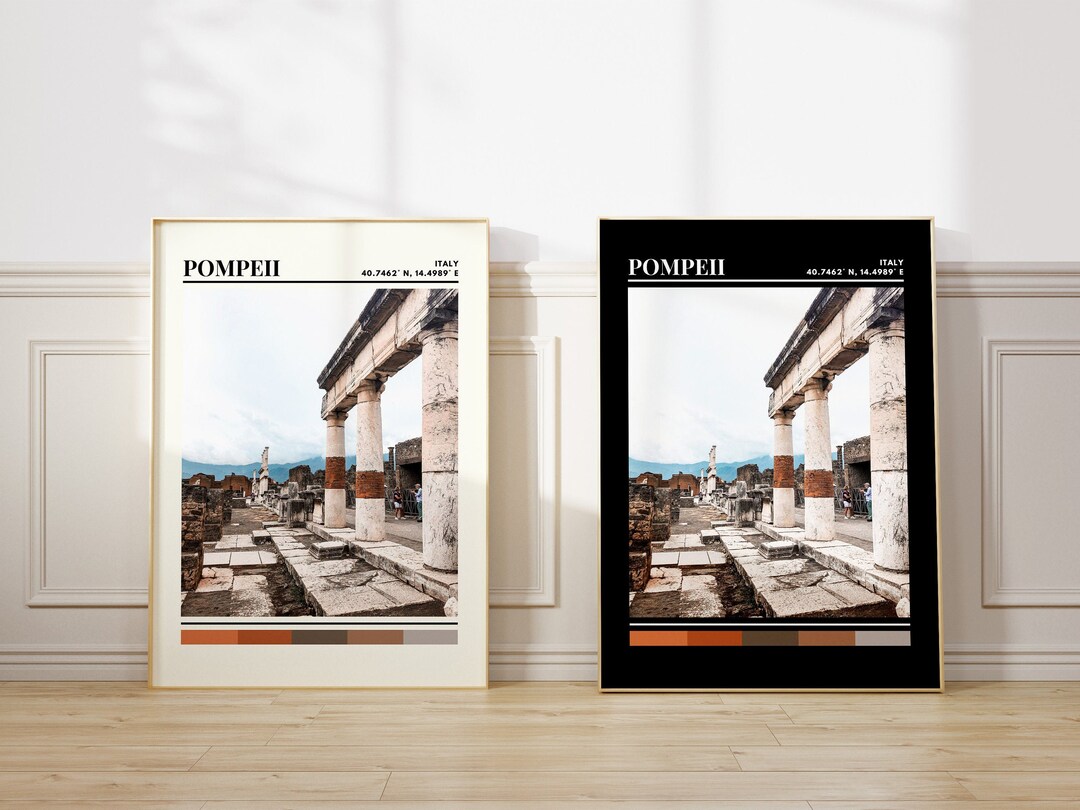 Pompeii Poster Pompeii Print Pompeii Art Pompeii Travel - Etsy