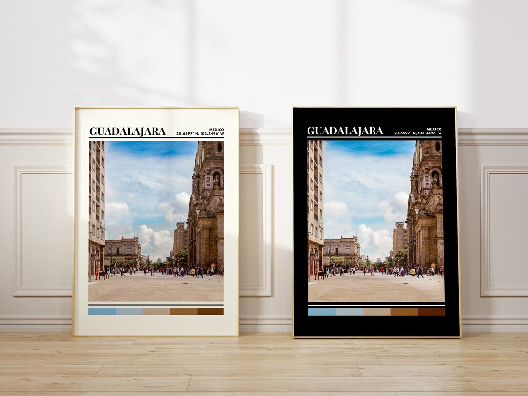 Guadalajara Poster Guadalajara Print Guadalajara Art - Etsy
