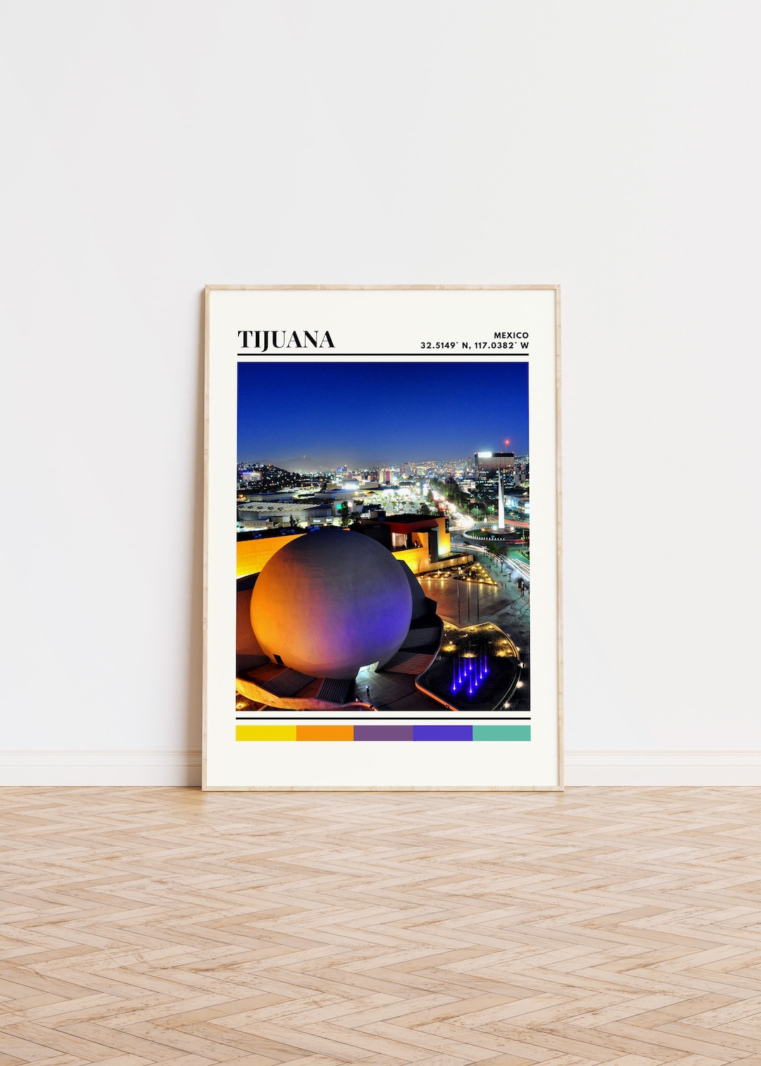 Tijuana Poster, Tijuana Print, Tijuana Art, Tijuana Travel Poster ...