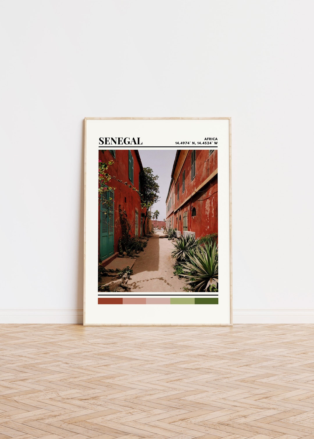 Senegal Poster, Senegal Print, Senegal Art, Senegal Travel Poster ...