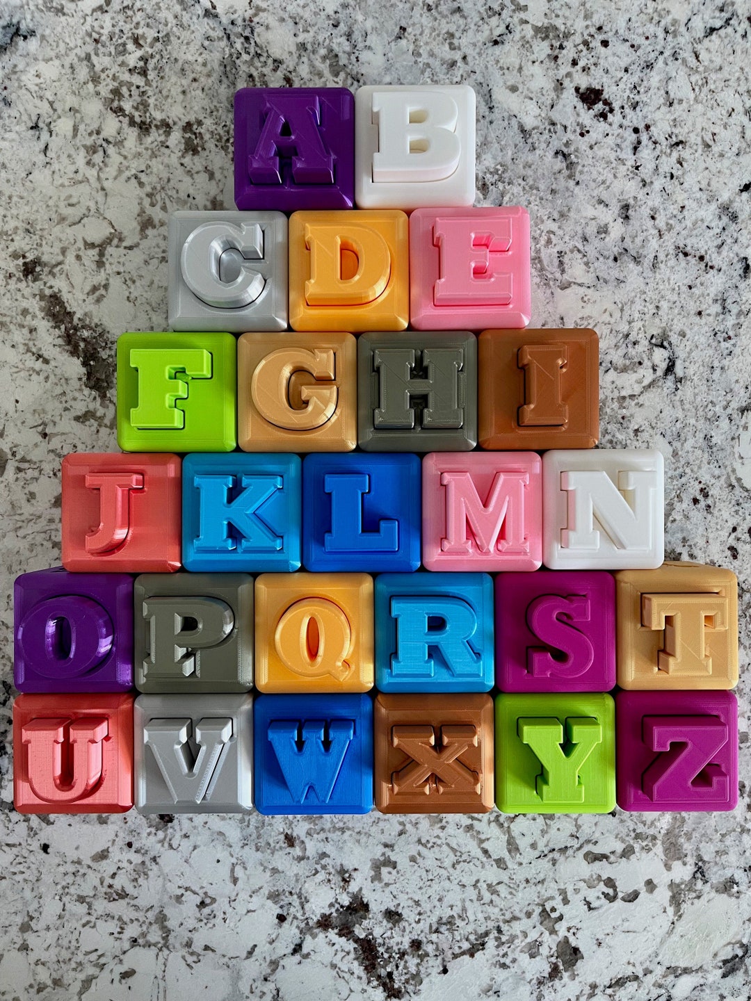 Interactive Alphabet Blocks - Etsy
