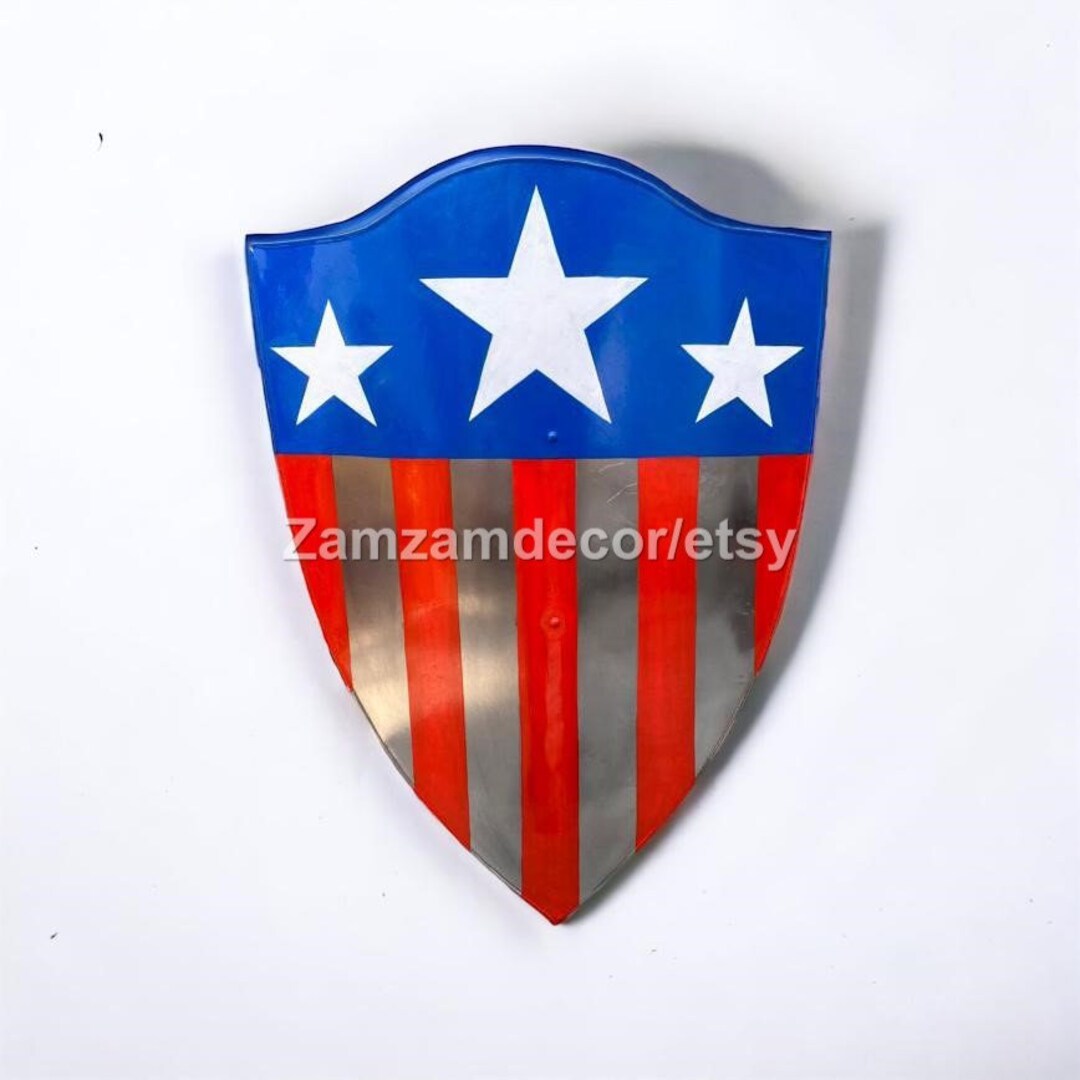 Metal Captain America Shield/ Heater Type Cpatain America - Etsy