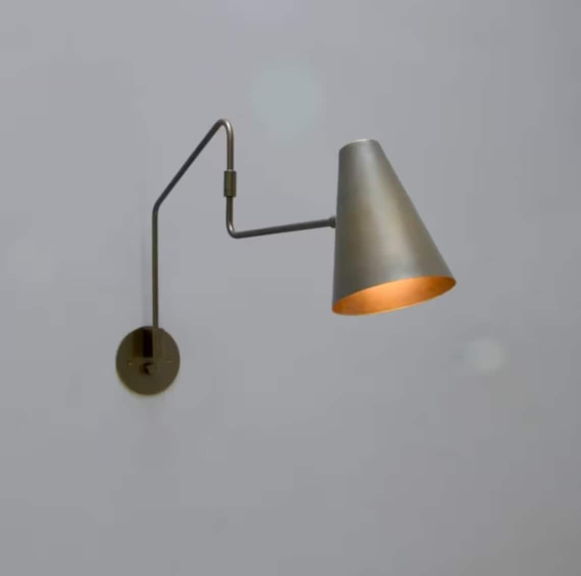 Handmade Swing Sconce - Italian Brass Sconce - Italian Light - Mi ...