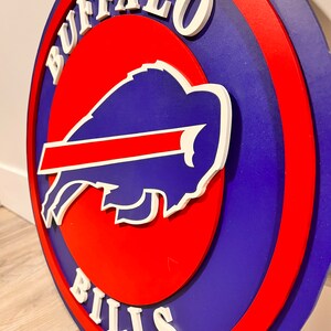 BUFFALO BILLS 3D ROUND Sign - Gift Idea/man Cave/sport Enthusiast - Etsy