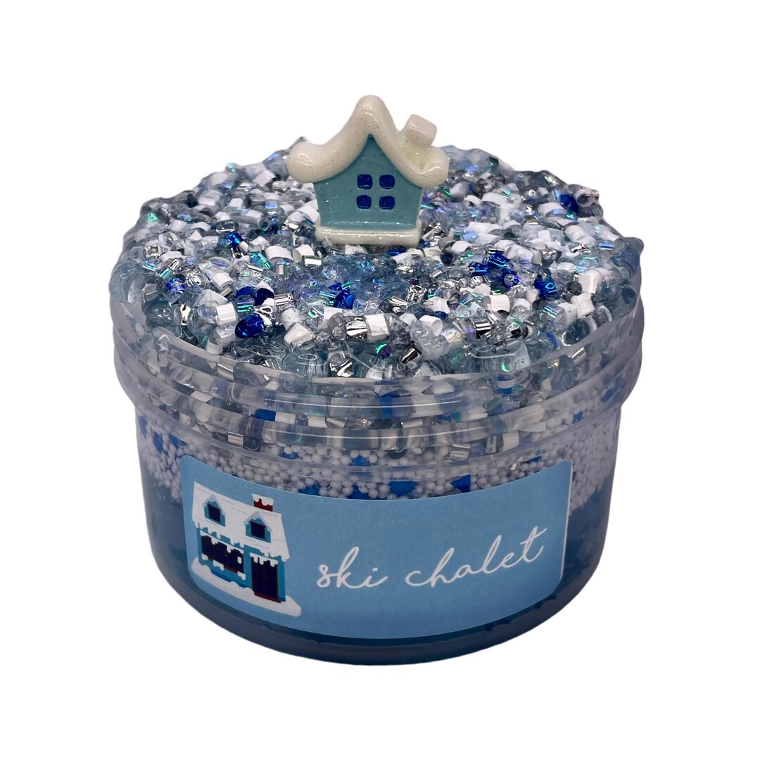 Ski Chalet Slime, Floam X Bingsu X Glitter Slime, Extra Crunchy Slime ...
