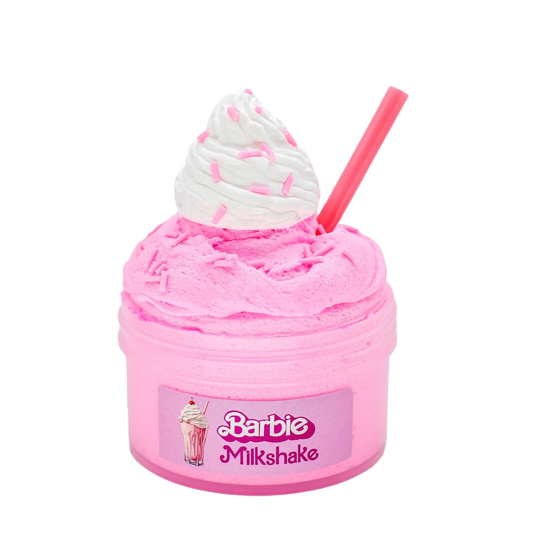 Barbie Milkshake Slime Scented Like Cotton Candy Viral Tik - Etsy