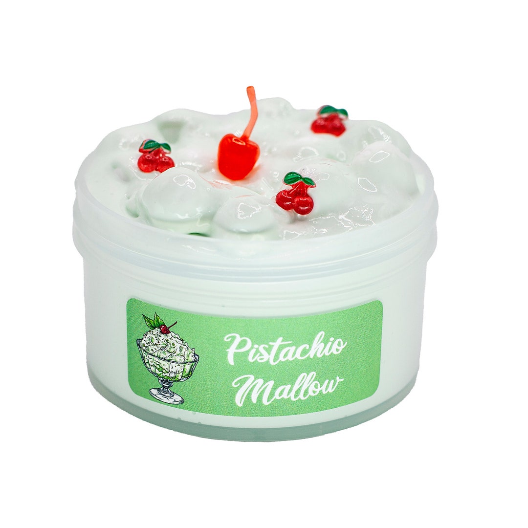 Pistachio Mallow Slime, Thick and Glossy Scented Slime, Scented ...