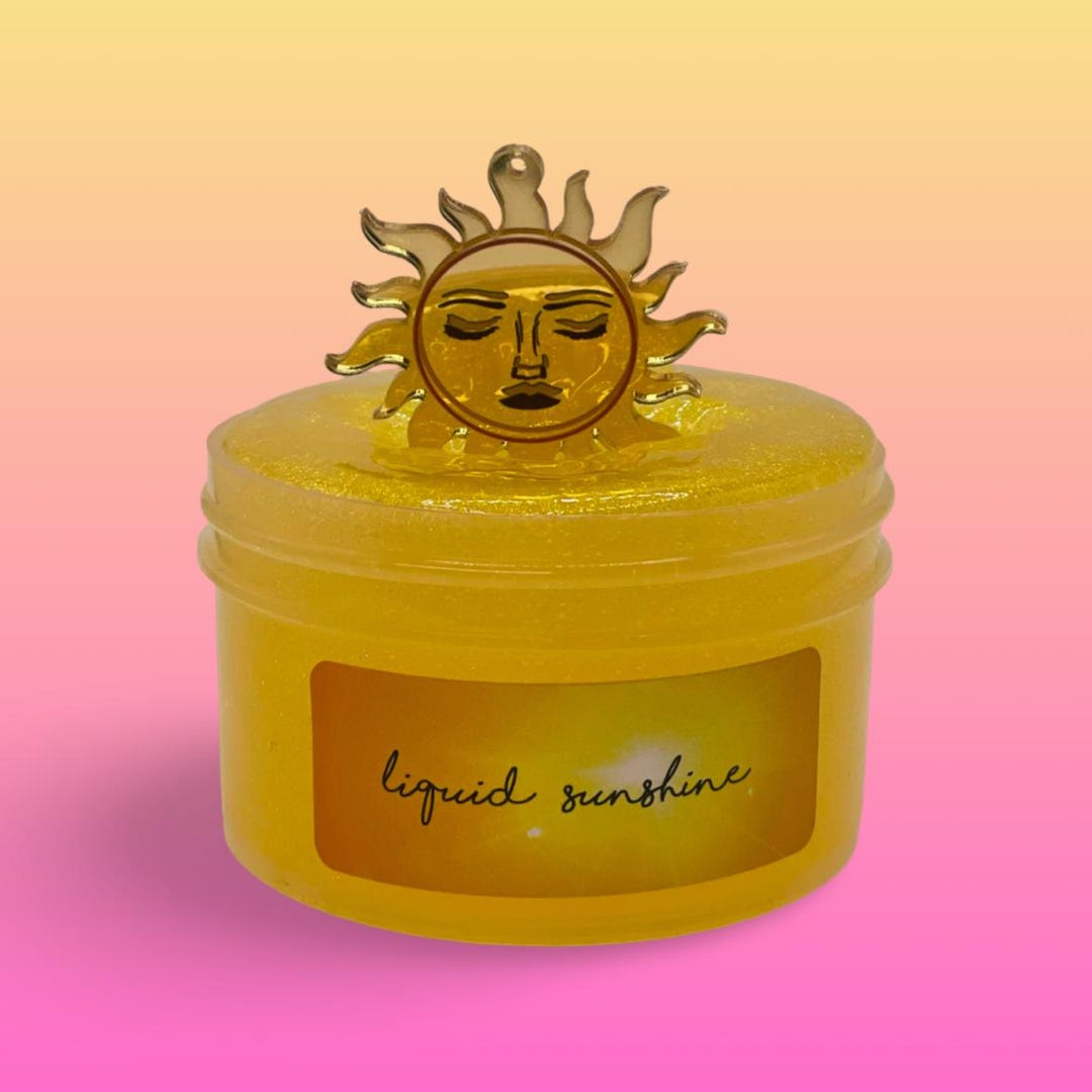 Liquid Sunshine Metallic Color Shifting Gel Slime Nonsticky Lemon ...