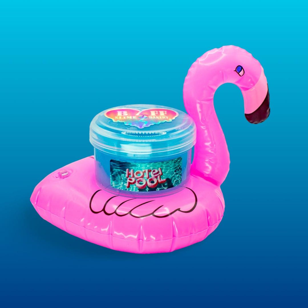 Hotel Pool Slime: Coconut Scented, Flamingo Float - Etsy