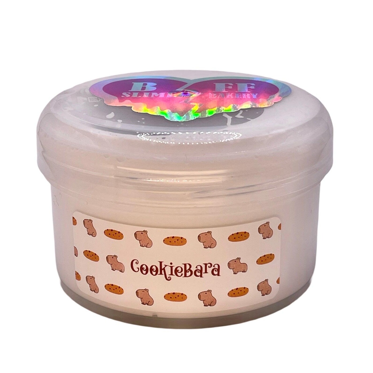 Cookiebara Slime, DIY Clay Cookie, Capybara Charm, Orange Citrus ...