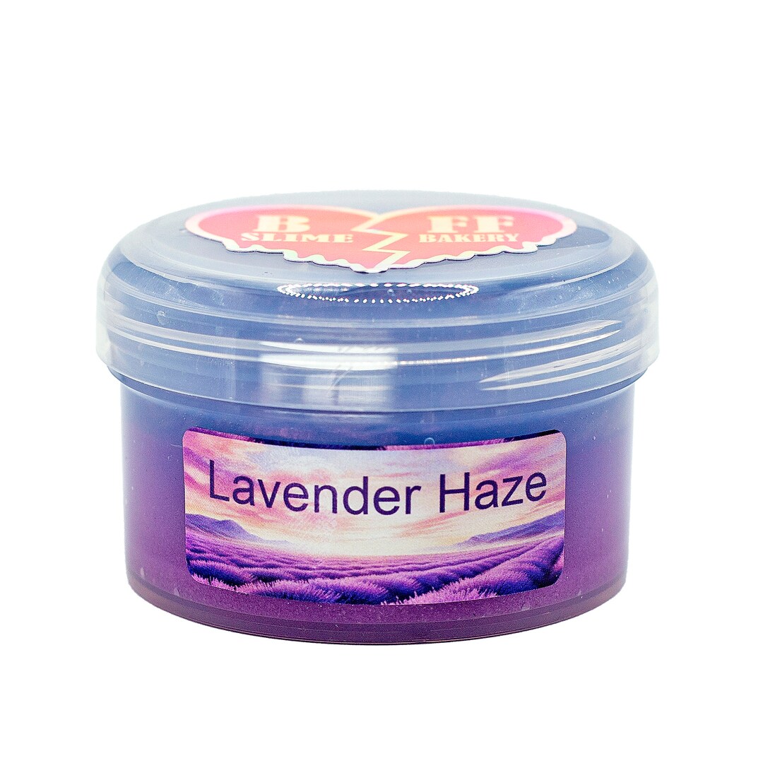 Lavender Haze Sand Slime, Scented Like Lavender and Lemon, Sand Slime ...