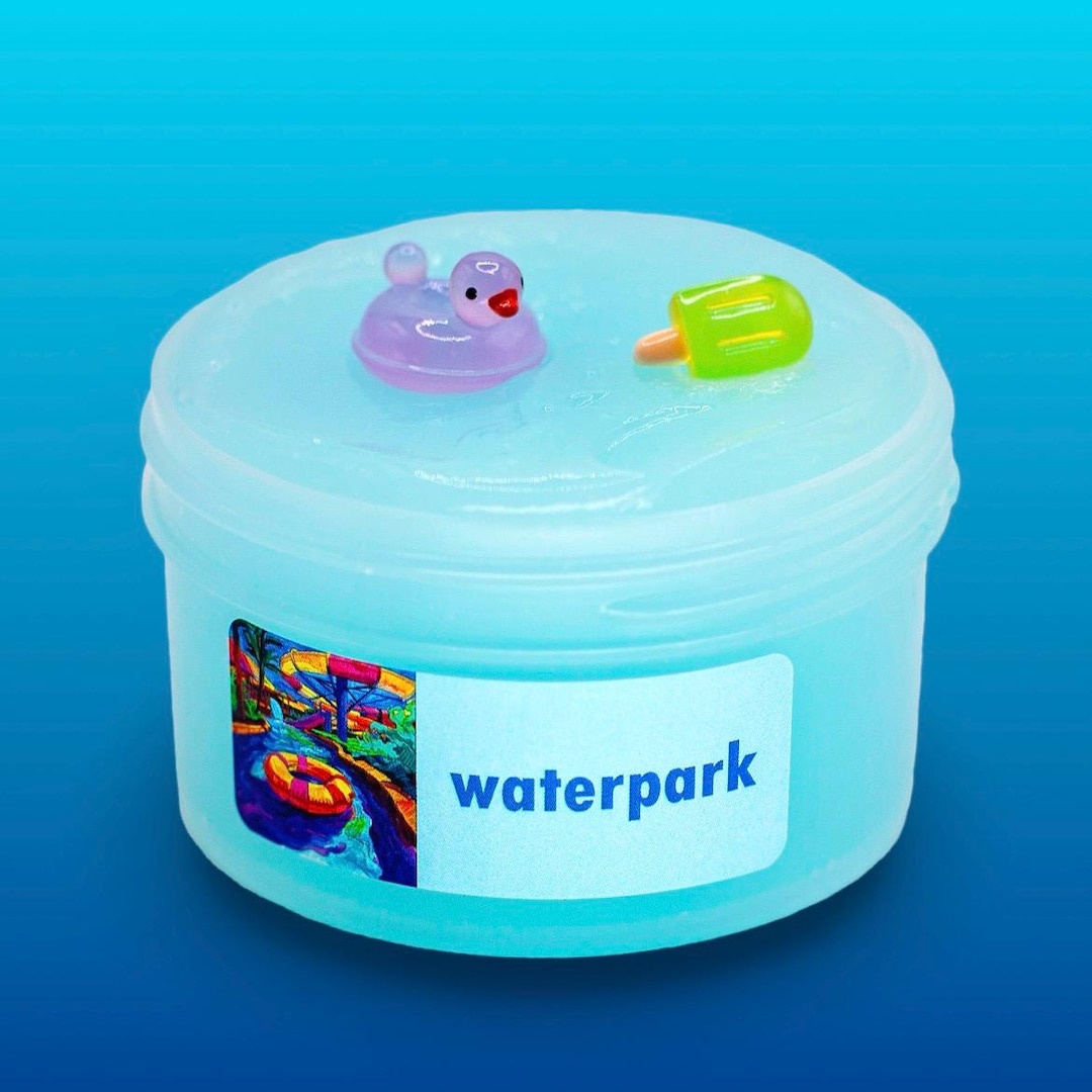 Waterpark Themed Slime, Coated Jelly Slime, Scented Just Like a ...