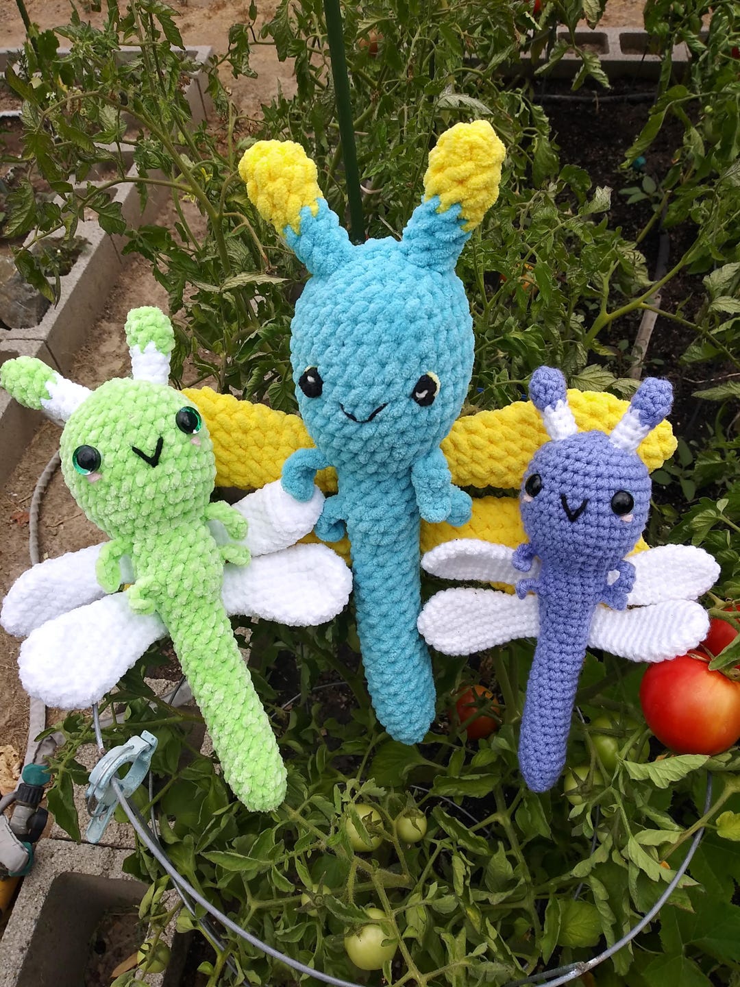 Handmade Dragonfly, Dragonfly Toy, Dragonfly Plush, Crochet Toy ...