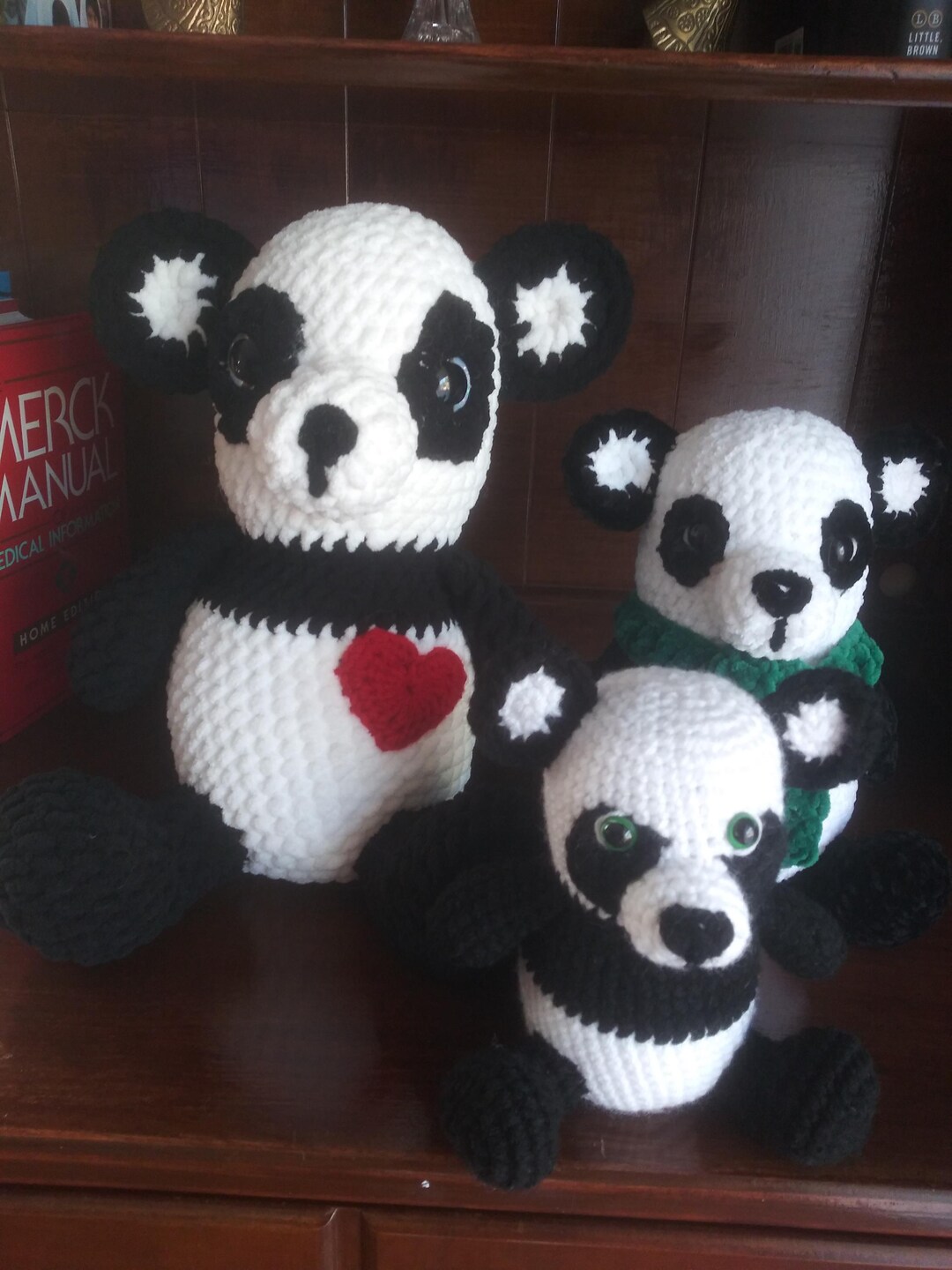 Giant Panda Amigurumi: Crochet Zoo Animal Plush - Etsy