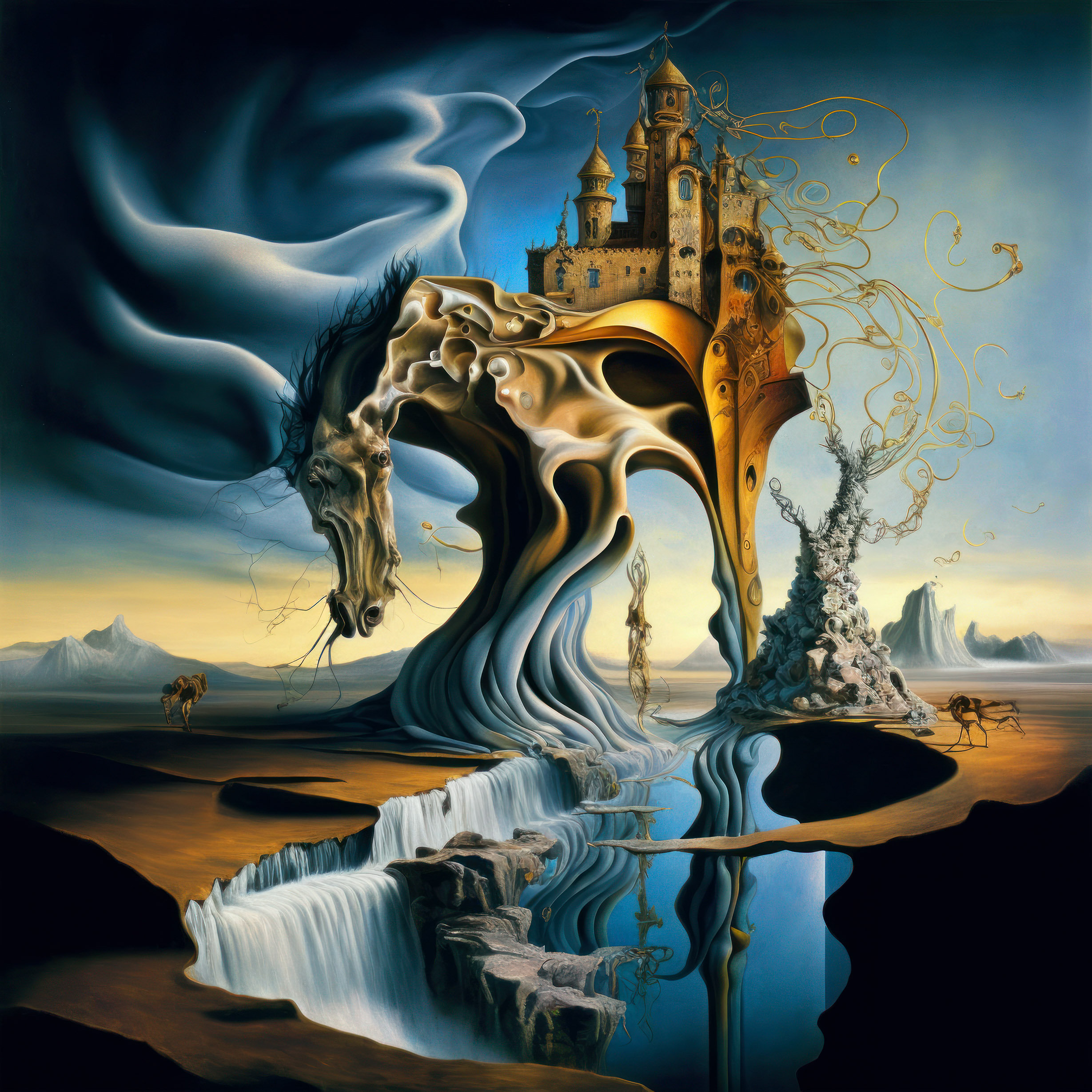 Salvador Dali Print Salvator Dali Poster Surreal Salvadore Dali Style ...