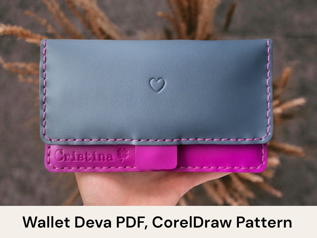 Wallet Deva Pattern - PDF, Corel Draw Download - Etsy