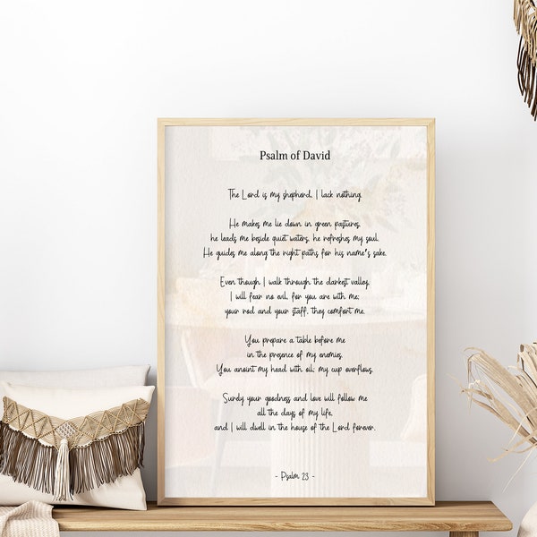 Psalm David Art - Etsy