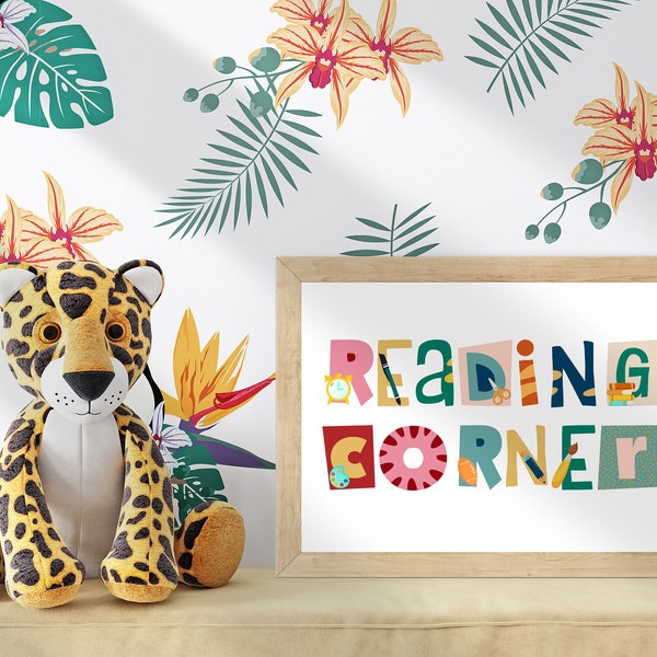 Reading Corner Sign - Etsy
