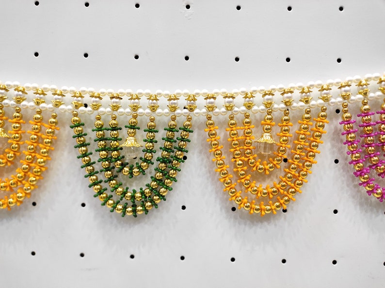 Multi Color Pearl Combination of Modern and Traditional Toran for Door ...