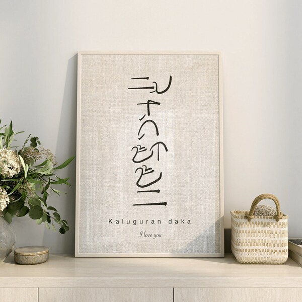Filipino Wall Art Baybayin - Etsy