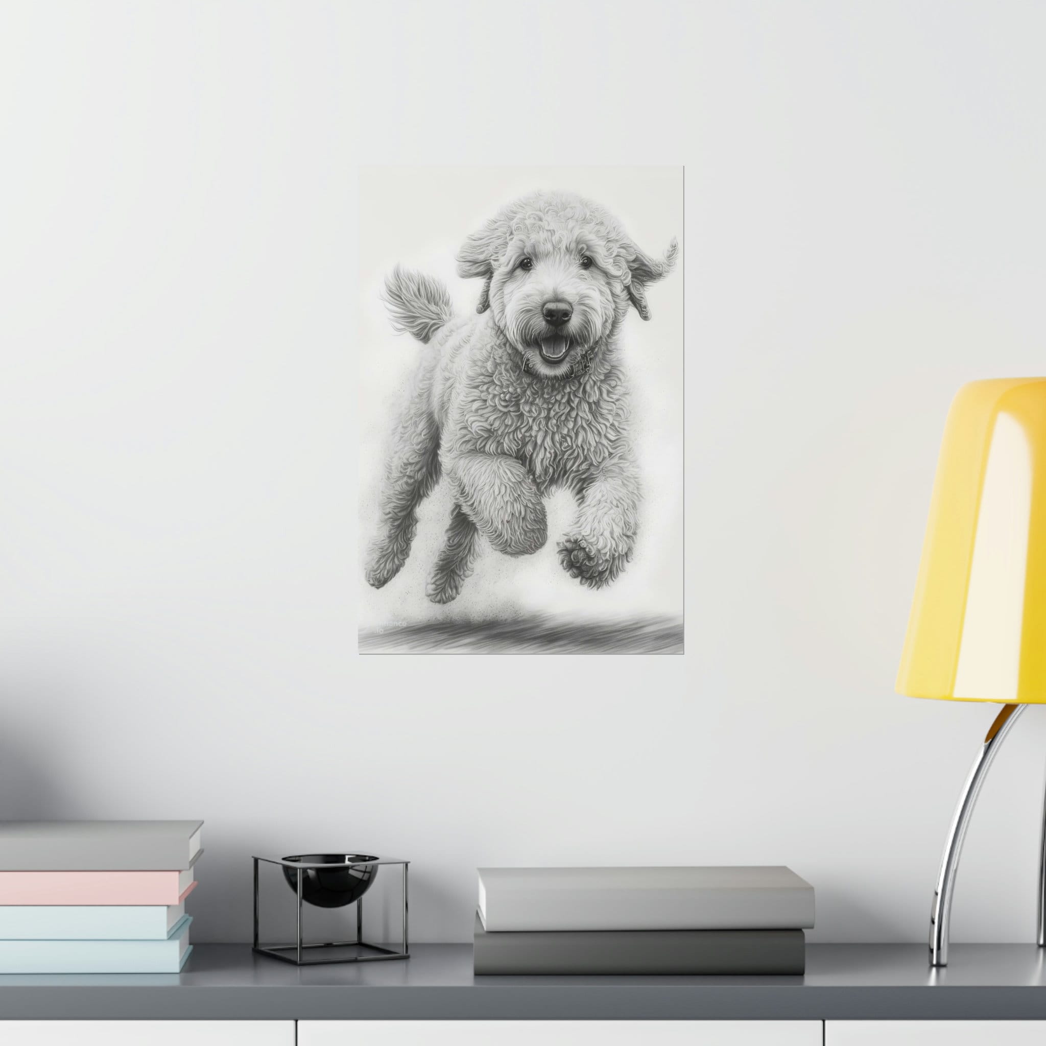 Labradoodle Wall Art, Cute Dog, Dog Decor, Dog Prints, Sign, Pet Dog ...