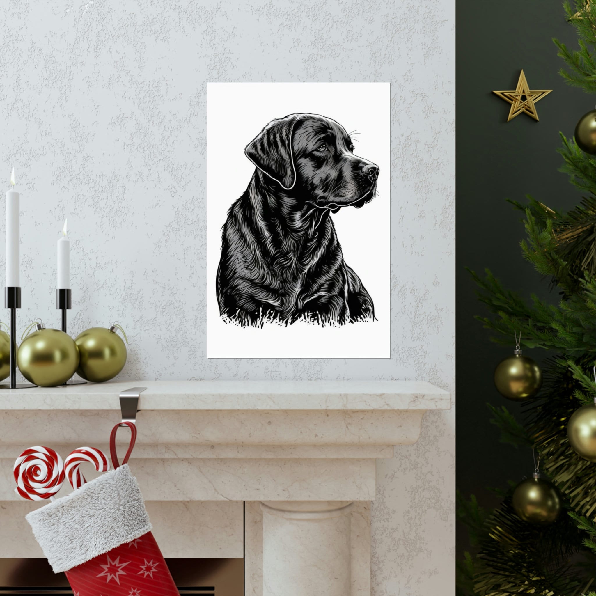 Black Labrador Wall Art, Cute Dog, Dog Decor, Dog Prints, Sign, Pet Dog ...
