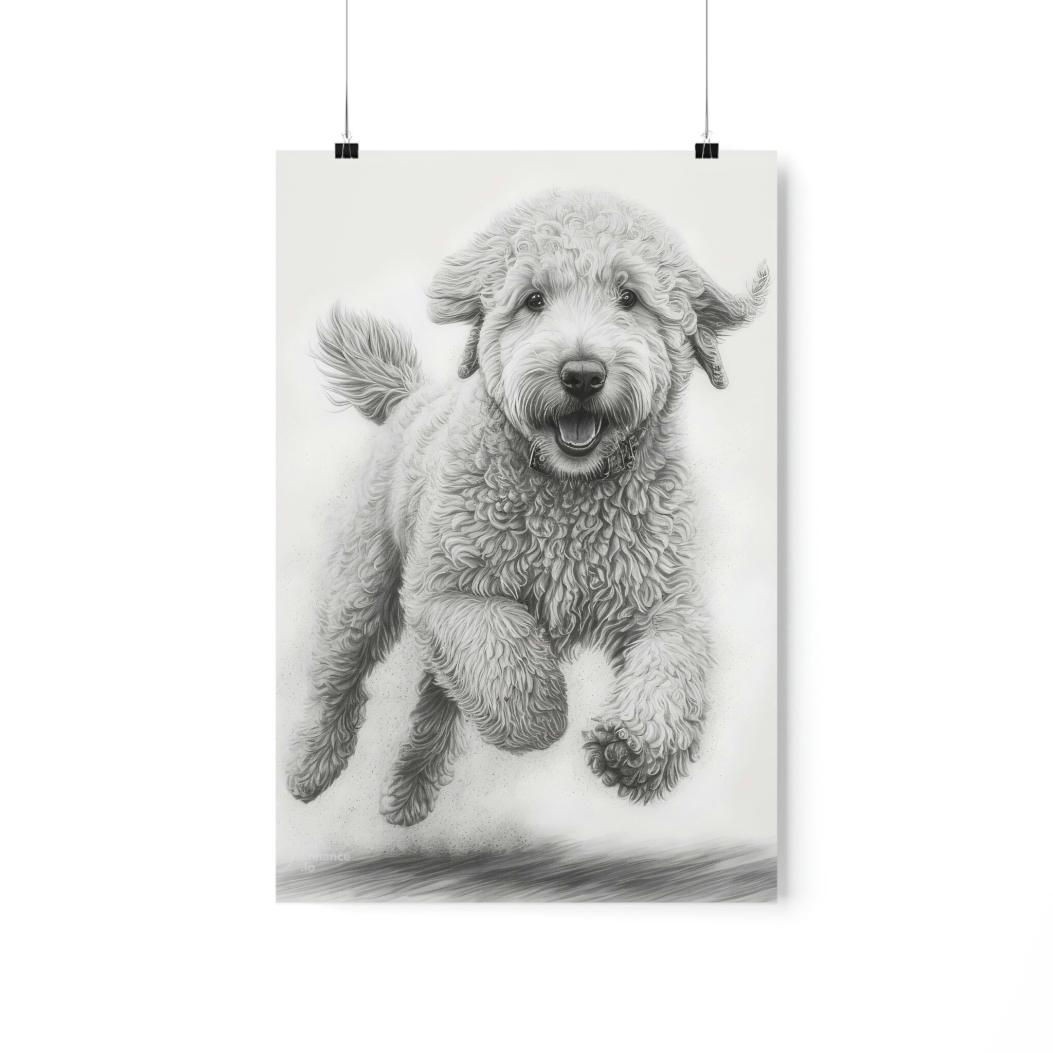 Labradoodle Wall Art, Cute Dog, Dog Decor, Dog Prints, Sign, Pet Dog ...