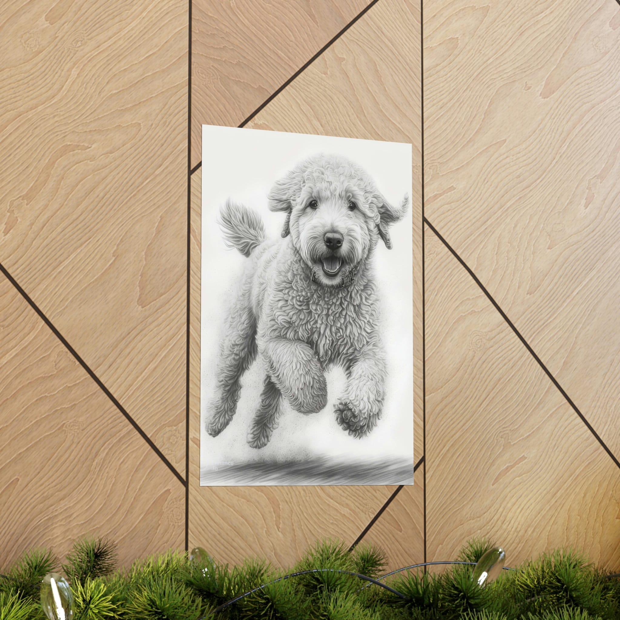 Labradoodle Wall Art, Cute Dog, Dog Decor, Dog Prints, Sign, Pet Dog ...