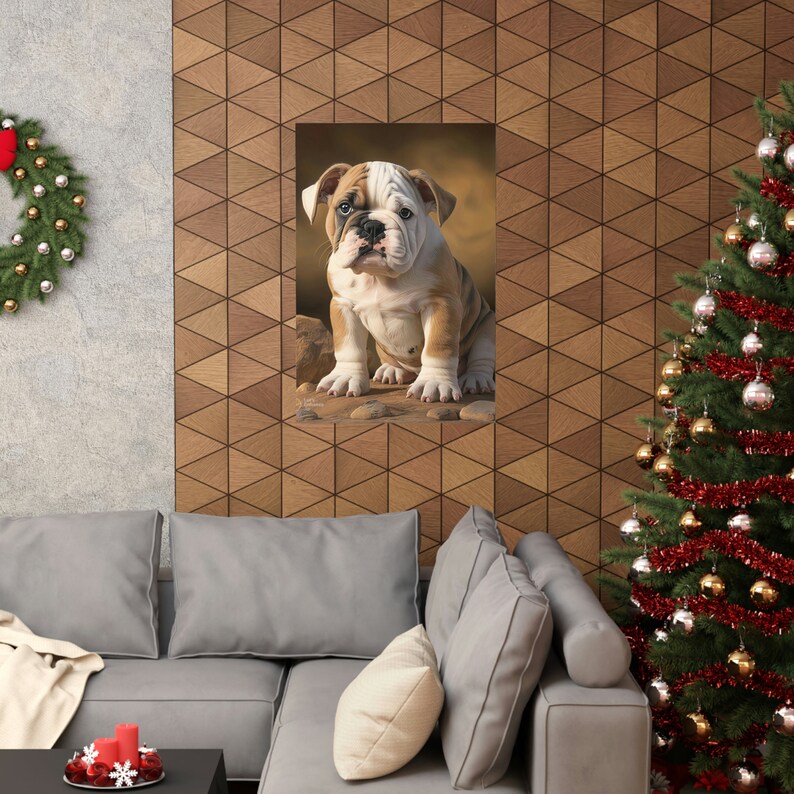 English Bulldog Wall Art, Cute Dog, Dog Decor, Dog Prints, Sign, Pet ...