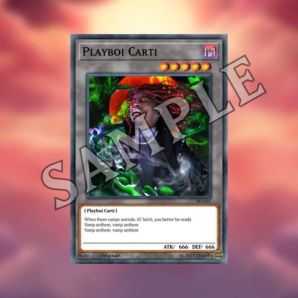 Custom Yugiohs Cards - Etsy