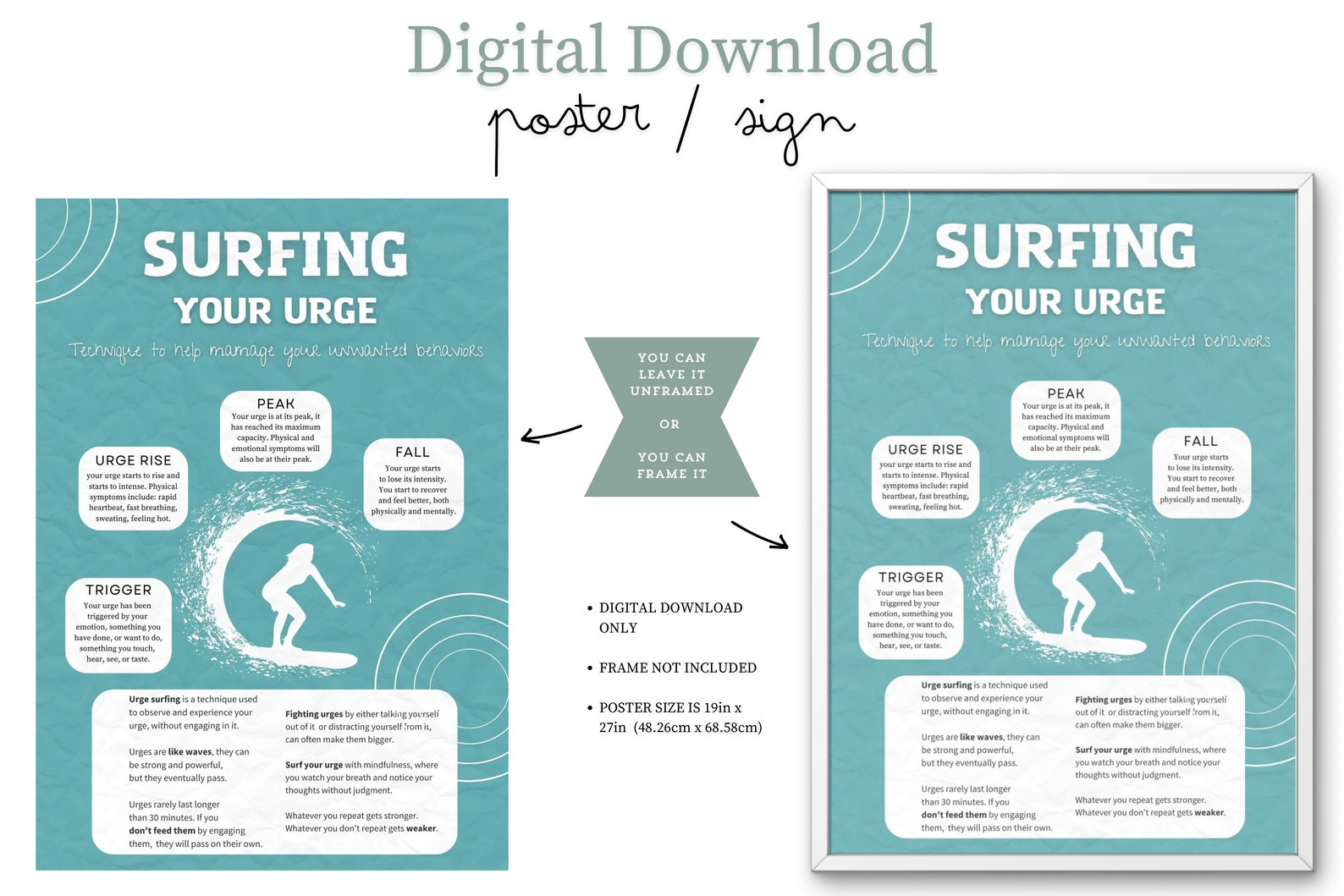 Inspirational Poster Motivational Behavior Therapy Poster Printable ...