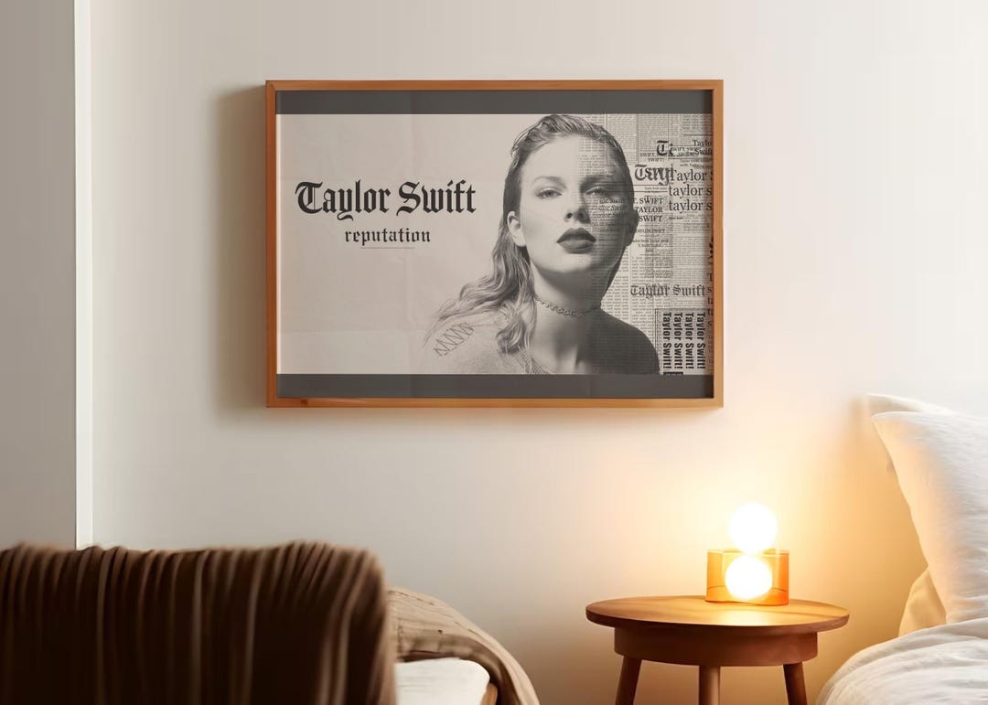 Reputation Album Poster, Taylors Swiftie Poster, Taylors Swift Merch ...