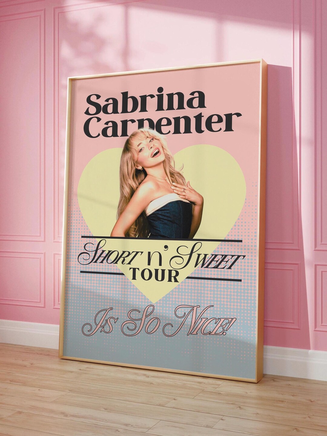 Sabrina Carpenter Poster, Short N Sweet Tour, Digital Download, Music ...