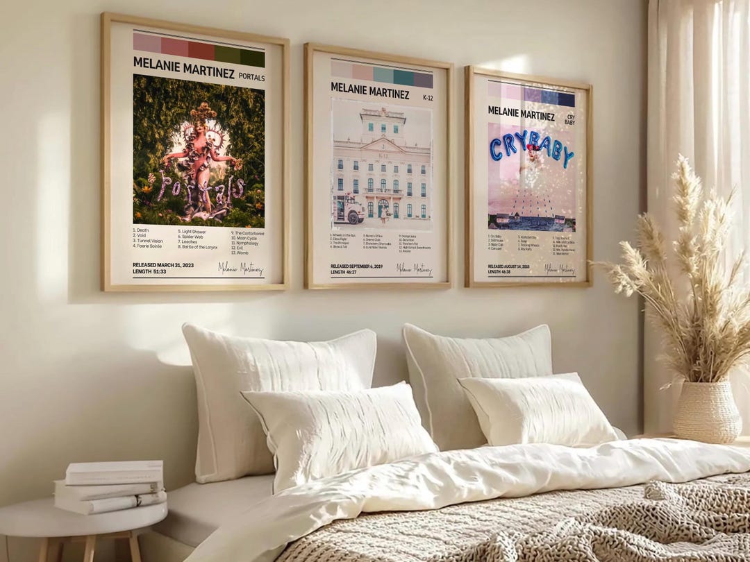 Melanie Martinez Album Cover Poster Bundle, Pop Artist Poster, Digital ...