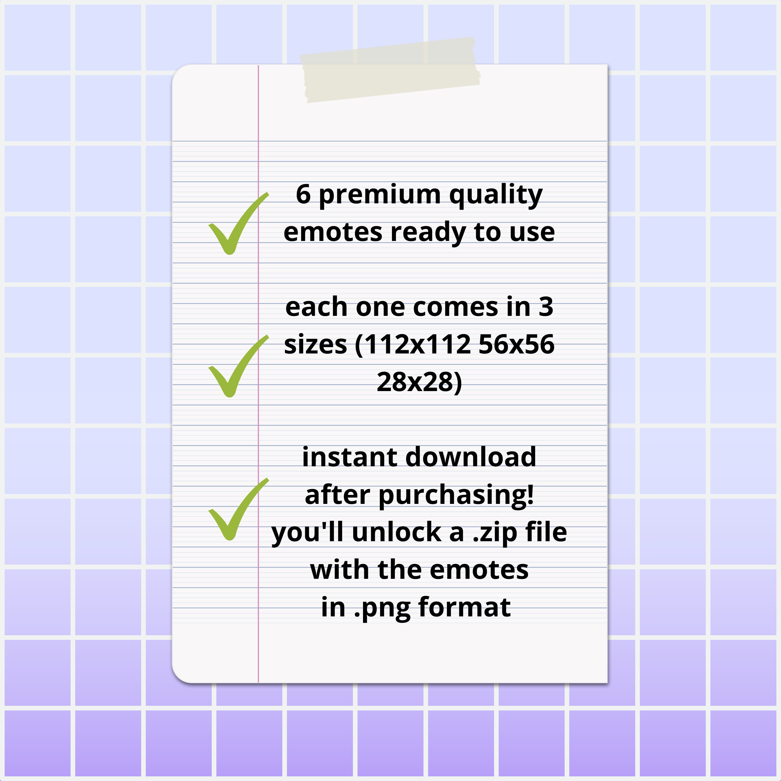 Cute Chibi Girl With Ponytail Hairstyle Emote Set for Twitch / - Etsy