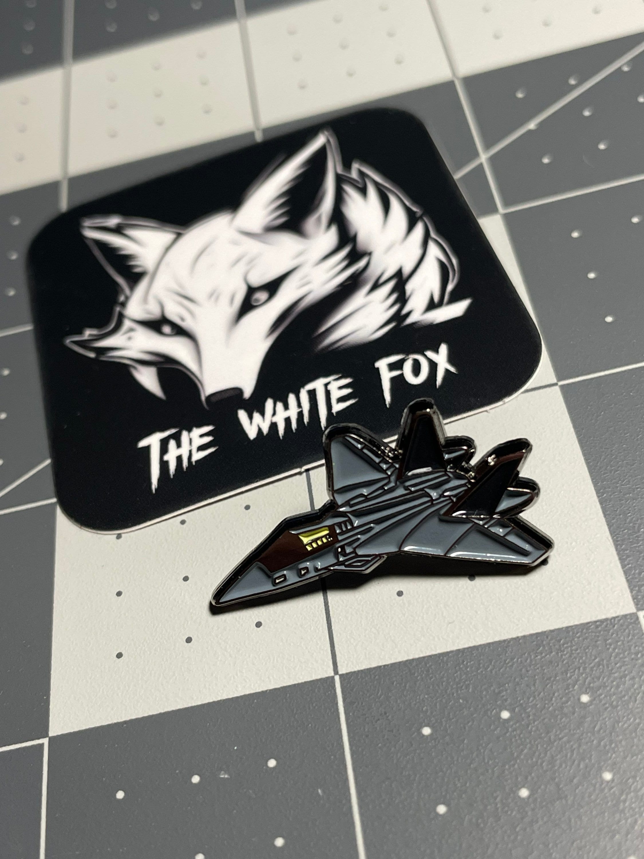 F22 Raptor Fighter Jet Enamel Pin / Lockheed Martin / Skunk Works ...