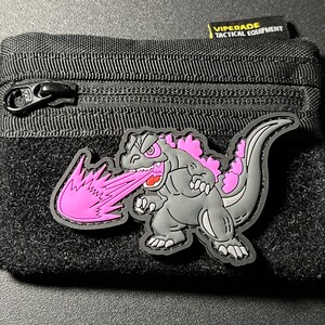 Pink Evolution Godzilla King of the Monsters Atomic Breath PVC Patch - Etsy