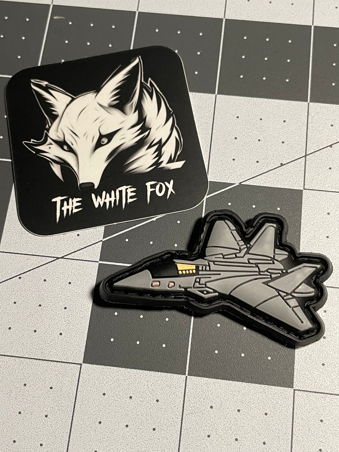 F22 Raptor Fighter Jet PVC Patch / Lockheed Martin / Skunk Works ...