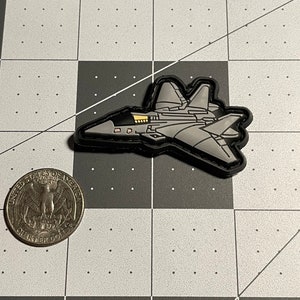 F22 Raptor Fighter Jet PVC Patch / Lockheed Martin / Skunk Works ...