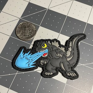 Godzilla King of the Monsters Atomic Breath PVC Patch - Etsy