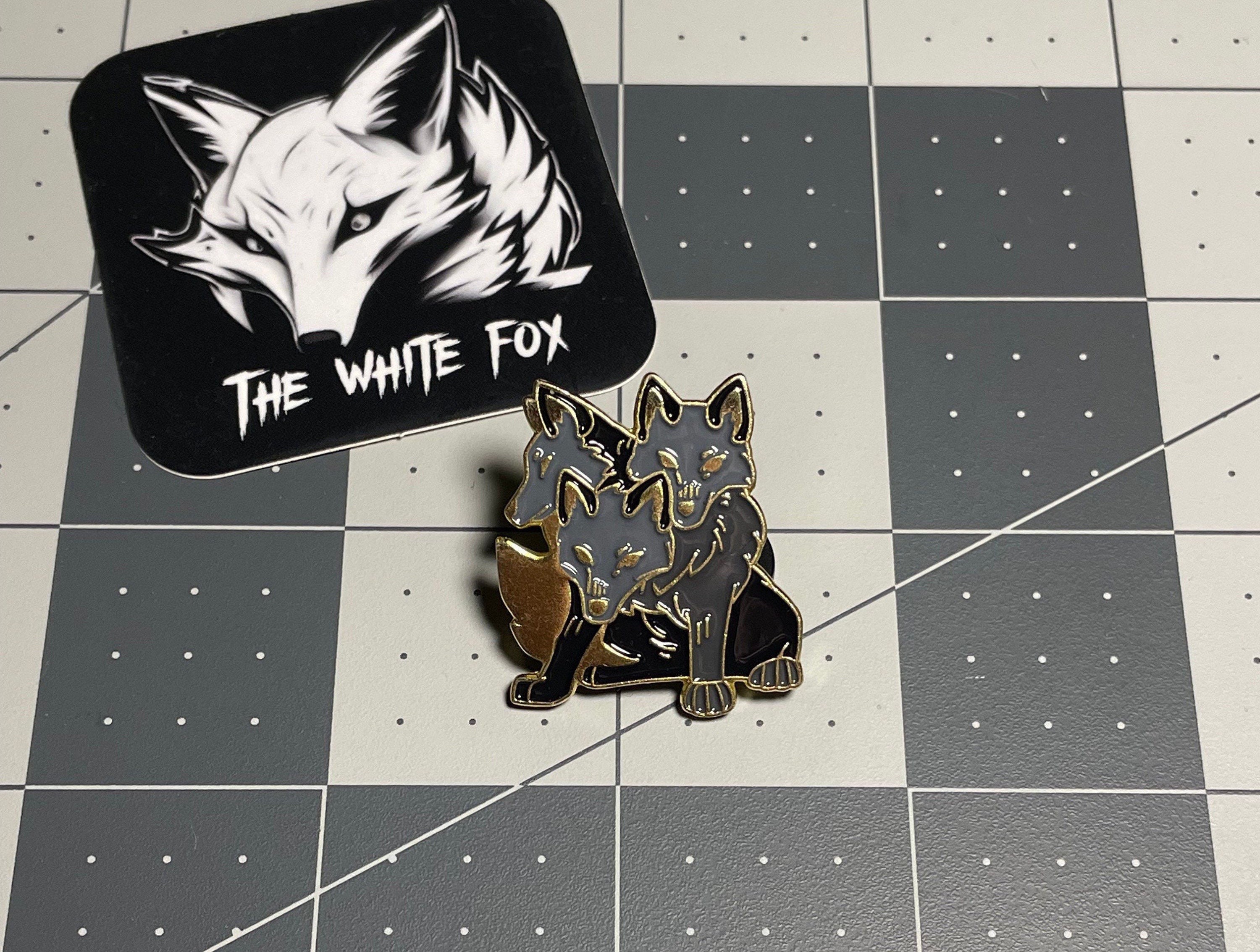 Cerberus Three Headed Wolf Enamel Pin Monster Danger Lapel Pin - Etsy