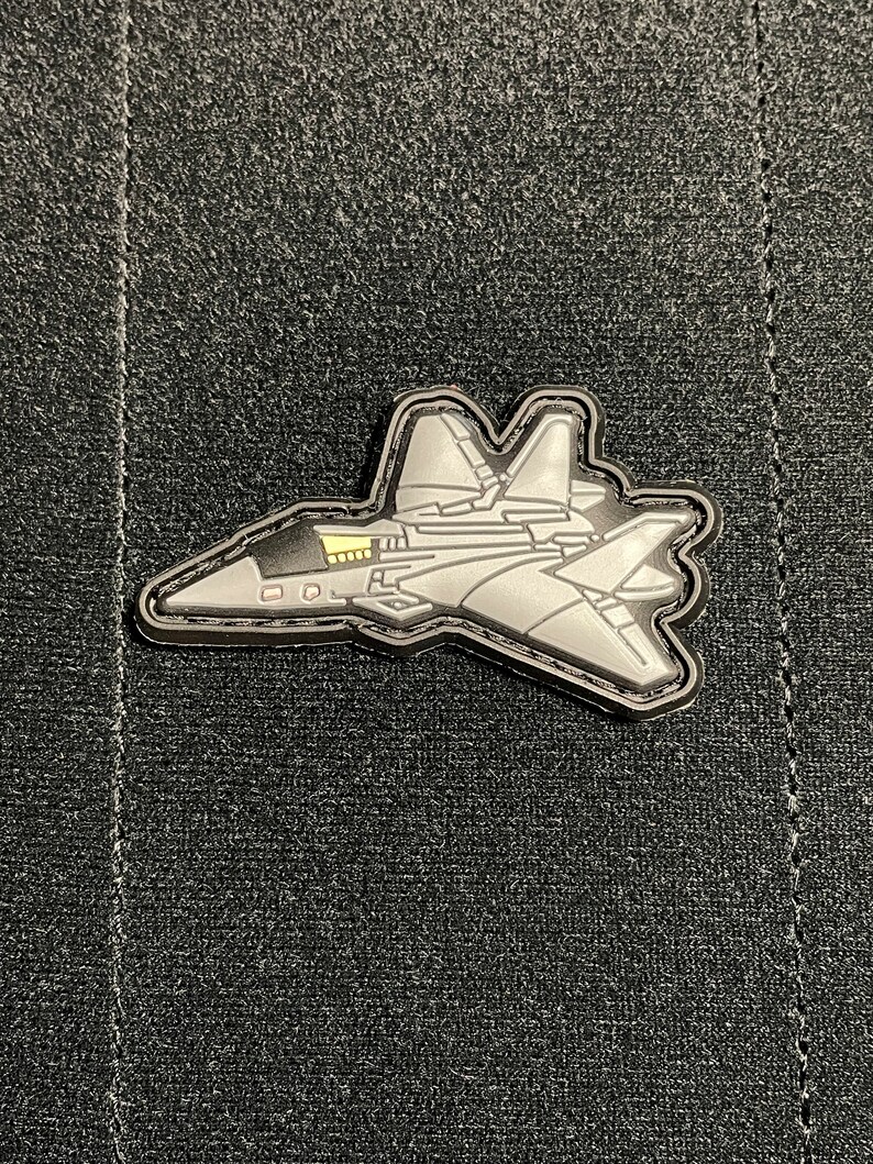 F22 Raptor Fighter Jet PVC Patch / Lockheed Martin / Skunk Works ...
