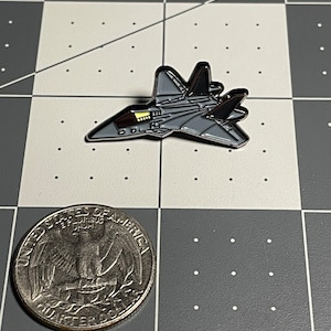 F22 Raptor Fighter Jet Enamel Pin / Lockheed Martin / Skunk Works ...