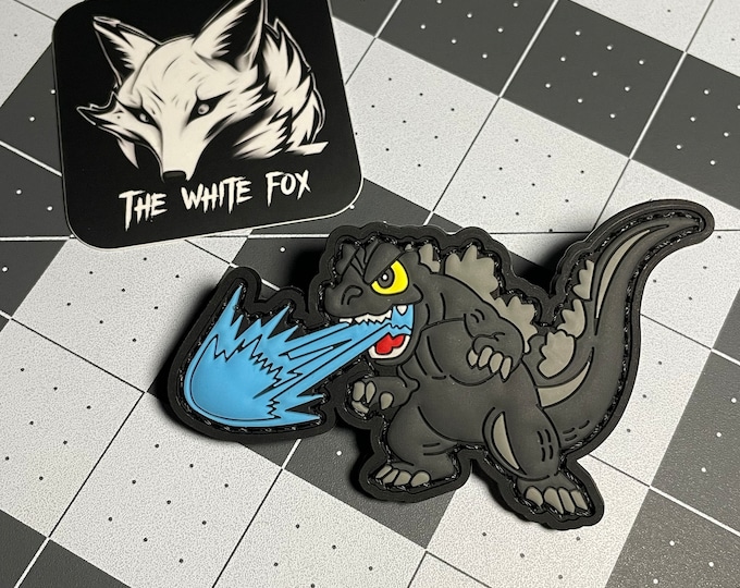 Godzilla King of the Monsters Atomic Breath PVC Patch - Etsy