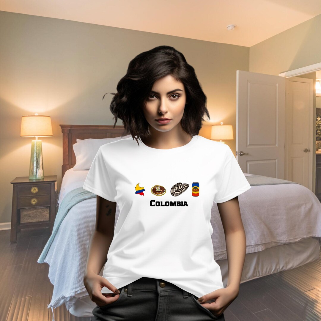 Colombia Bandeau Paisa, Sombrero Vueltiao T-shirt - Etsy