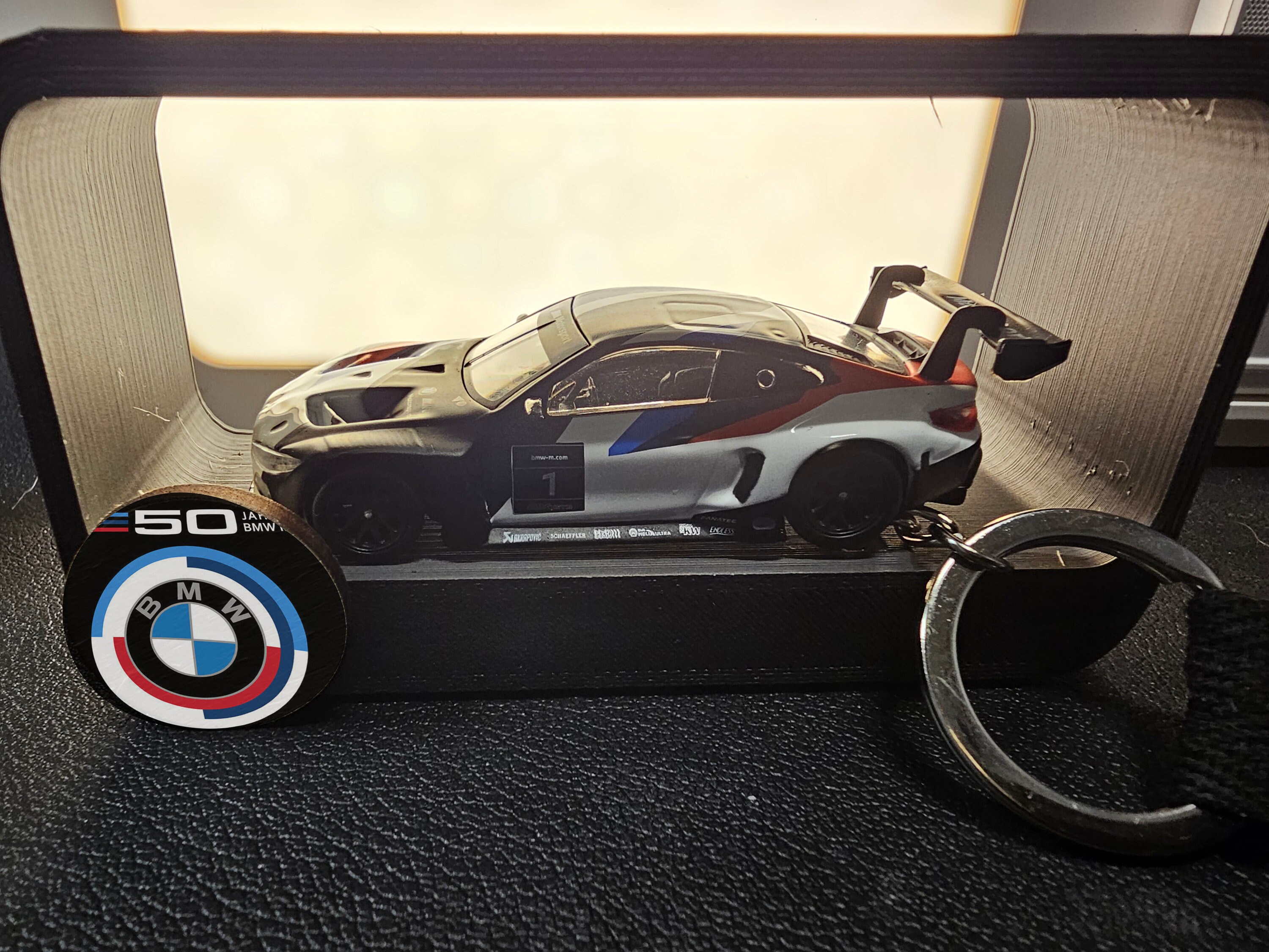 BMW M4 GT3 Keychain Diecast Car Keychain BMW M 50th M 50th - Etsy